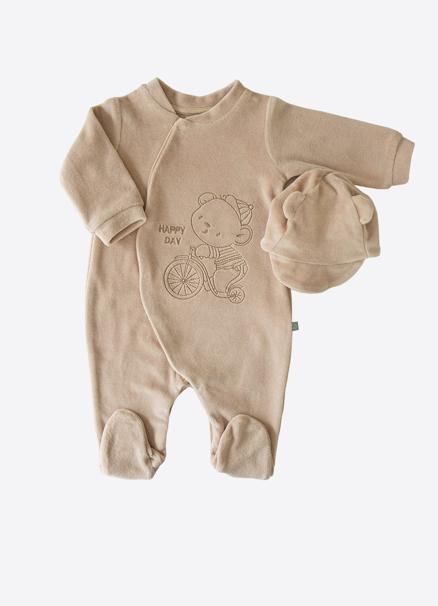 kitikate Organic Happy Day Jumpsuit & Hat - S17928 – kitikate.uk