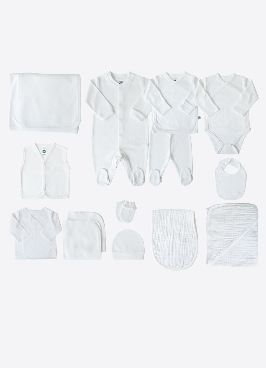 kitikate Organic Simple 14-Piece Newborn Set - S40407 – kitikate.uk
